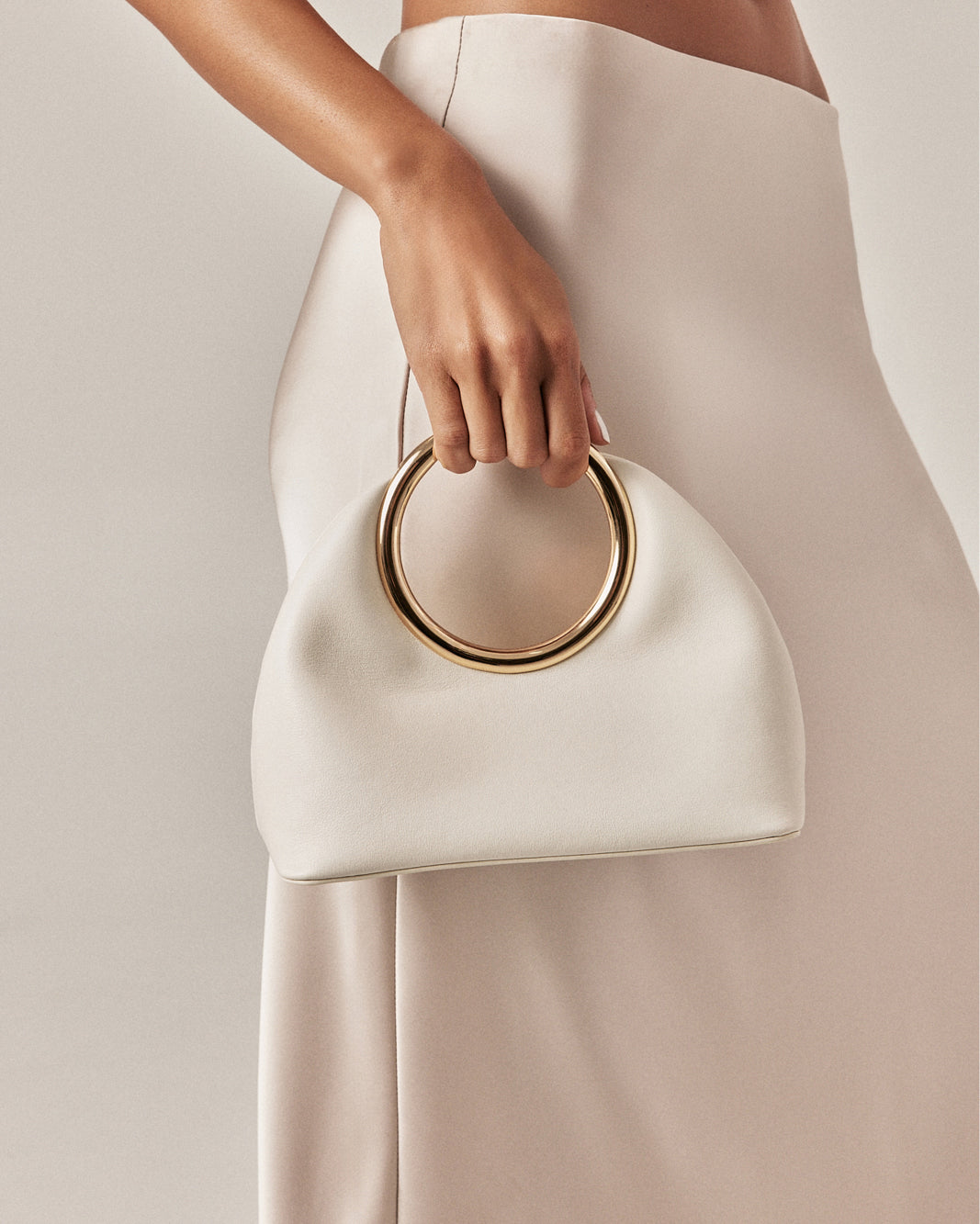 MONROE HANDLE BAG - BONE-Handbags-BILLINI USA